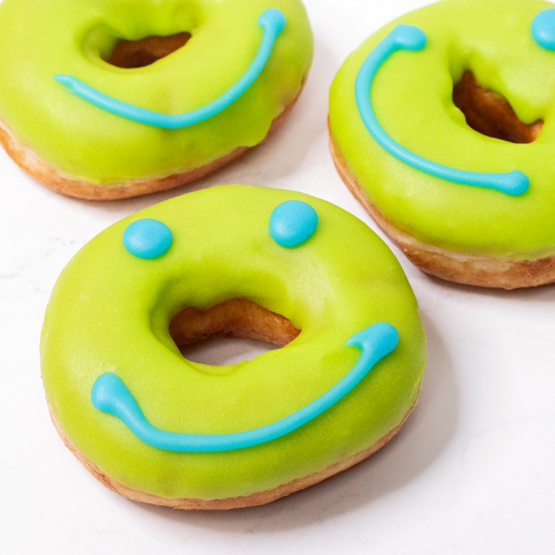 Smiley Me Ring Donut - Coupland's Bakeries